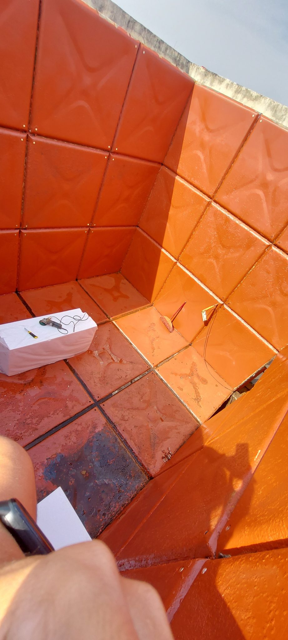 Steel Water tank refurbishment – Optimum Steel Engineering Sdn Bhd